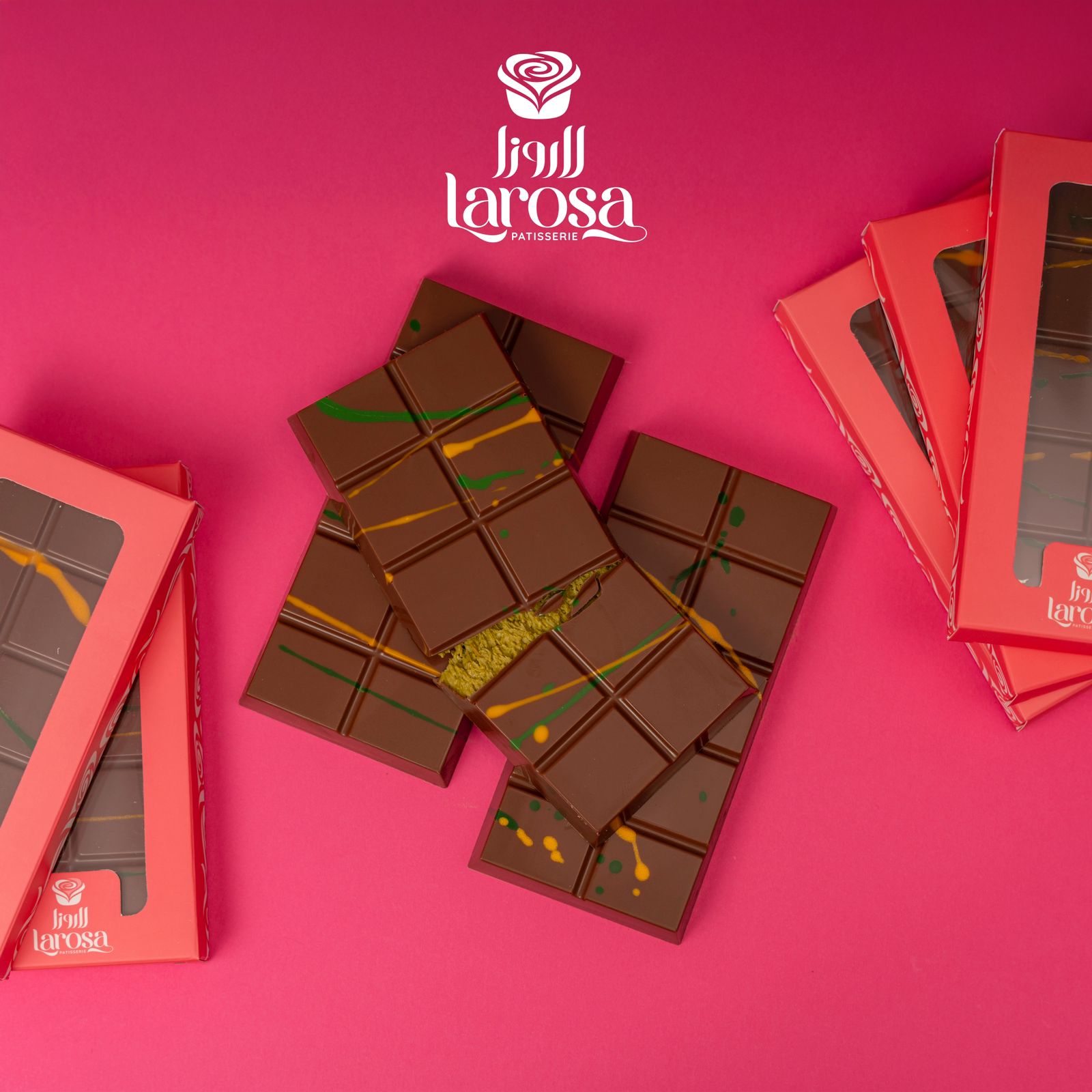 Dubai Chocolate from La Rosa Gift – 200 g of Luxury Sweet from Madinah